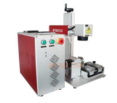 China SYNUTAR Fiber Laser Marking Machine 70W 100W 120W with Rotary Device for Metal Engraving for sale