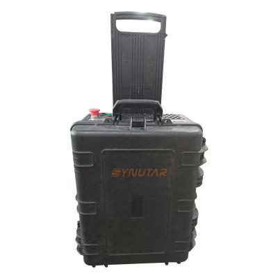China SYNUTAR Handheld Pulsed Laser Cleaning Machine 100W 220V for Rust Removal for sale