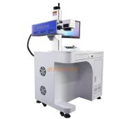 China 30W / 60W CO2 Laser Marking Machine For Fabric Air Cooling System for sale