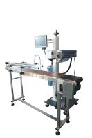China SYNUTAR Automatic Laser Marking Machine 20W 1064nm Flying Online Fiber CO2 UV for sale