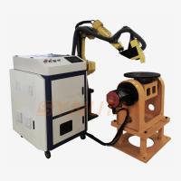 China 500W Pulsed Laser Cleaning Machine 100mm Working Area Automated Robotic Arm for sale