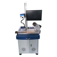 China SYNUTAR 70W 100W 3D Laser Marking Machine for Curved Metal Engraving 1064nm for sale