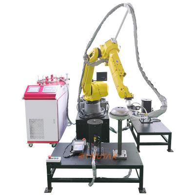 China SYNUTAR 4000W 6000W Automated Laser Welding Machine with Intelligent Robotic Arm 6 Axis for sale
