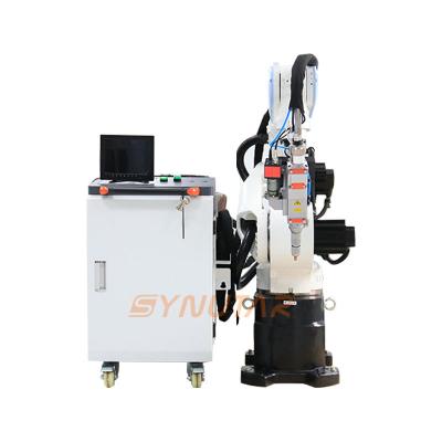 China Six Axis Robot Laser Welding Machine 1500W 6000W Fiber Laser for Auto Parts Lithium Battery for sale