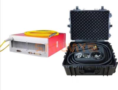 China 100W Fiber Laser Portable Cleaning Machine 1064nm Air Cooling 50kg 20-1000Hz Pulse Frequency for sale