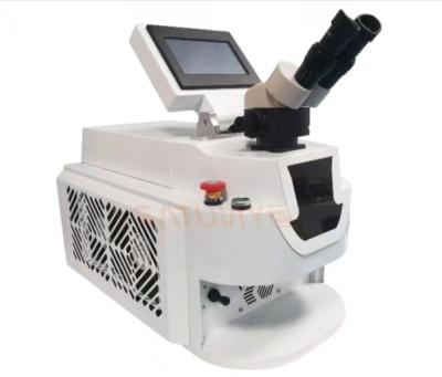China 200W Water Cooled Jewelry Laser Welding Machine 1064nm 0.2-2mm Spot for sale