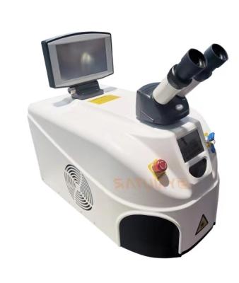 China 200W Jewelry Laser Welding Machine 0.2-2mm Spot 220V 50Hz Water Cooling for sale
