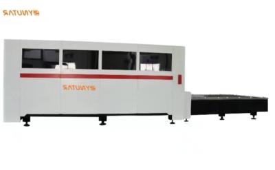 China Fiber Laser Cutting Machine 1500W-6000W Servo Motor Drive Precision Gear Rack 3000KG for sale