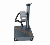 China Fiber Laser Marking Machine 110mm Marking Area Air Cooling EZCAD Compatible 20W 30W 50W 100W for sale