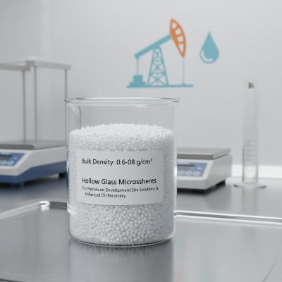 China Bulk Density 0.06-0.08 Hollow Glass Microspheres for Petroleum Development Site Solutions and Enhanced Oil Recovery for sale