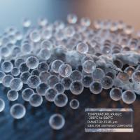 China Hollow Glass Microspheres with Temperature Resistance -200°C to 600°C and Diameter 25 to 85 Micrometers Ideal for Lightweight Composite Materials for sale