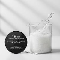 China 750 Psi Compressive Strength Lightweight Glass Bubbles Microspheres with 0.04 W/mK Thermal Conductivity for Energy Management for sale