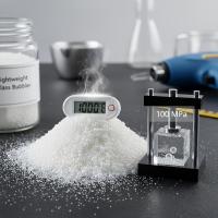 China Lightweight Glass Bubbles Microspheres with 0.12-0.15 Bulk Density and Up To 100 MPa Compressive Strength for High Temperature Resistance for sale