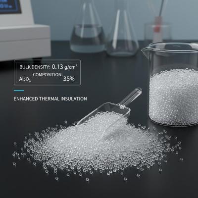 China Glass Bubbles Microspheres with Bulk Density 0.12-0.15 and Al2O3 Composition for Enhanced Thermal Insulation for sale
