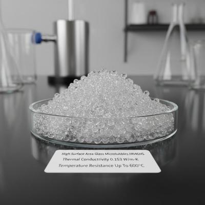 China High Surface Area Glass Microbubbles HN46HS with Thermal Conductivity 0.153 W/m·K and Temperature Resistance Up To 600°C for sale