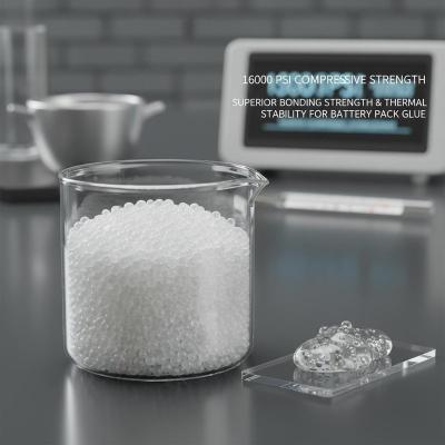 China 16000 Psi Compressive Strength Glass Microbubbles with Superior Bonding Strength and Thermal Stability for Battery Pack Glue for sale