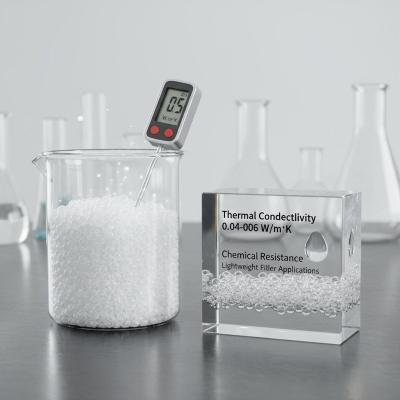 China Thermal Conductivity 0.04-0.06 W/m·K Glass Microbubbles with Chemical Resistance for Lightweight Filler Applications for sale