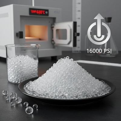 China High Surface Area Glass Microbubbles with Temperature Resistance Up To 600°C and Compressive Strength 16000 Psi for sale