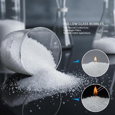 China Hollow Glass Bubbles with Low Thermal Conductivity for Lightweight Fillers and Non-flammable Applications for sale