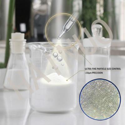 China White/Transparent Hollow Glass Beads with Thermal Conductivity 0.130 and High Compressive Strength 2000 Psi for Coatings and Insulation for sale