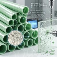 China Lightweight Glass Bubbles Microspheres with Temperature Resistance -60°C to 650°C and High Chemical Resistance for sale