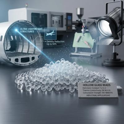China Glass Bubbles Microspheres with 0.04 W/m·K Thermal Conductivity and 10-65 µm Diameter for High Chemical Resistance Applications for sale