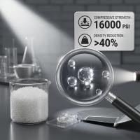 China High Strength Glass Bubbles Microspheres with 100 MPa Compressive Strength and Low Thermal Conductivity 0.04 W/m·K for Enhanced Material Performance for sale