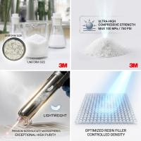 China HN40 Hollow Glass Bubbles 80 MPa Compressive Strength Lightweight Filler for Injection Molding Thermoplastic Composites for sale