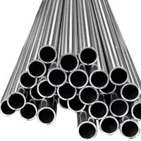 China 1mm-12mm Brushed Stainless Pipe ASTM 304 301 316 321 SS Round Tube for sale