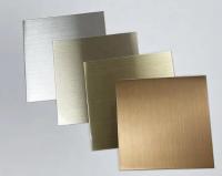 China CL046 304 316L 430 Stainless Steel Plate Hairline Finished Polished Brushed for sale