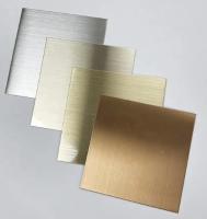 China CL046 304 316L 430 Stainless Steel Plate Hairline Finished Polished Brushed for sale