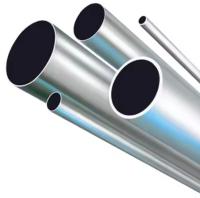 China Great Varieties 6063T5 Aluminum Round Tube Aluminum Pipe 2.44m/2.5m For Curtain Rail Industry for sale