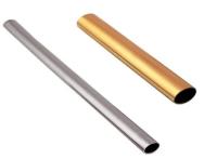 China Great Varieties 6063T5 Aluminum Round Tube Aluminum Pipe 2.44m/2.5m For Curtain Rail Industry for sale