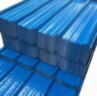 China 0.45Mm 0.6Mm Thick Zinc Coated Prepainted Metal Corrugated Roofing Sheets / Steel Sheet Metal Roofing for sale