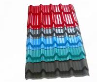 China 0.45Mm 0.6Mm Thick Zinc Coated Prepainted Metal Corrugated Roofing Sheets / Steel Sheet Metal Roofing for sale