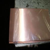 China 8.96 G/Cm³ Copper Plate Sheet Pure Copper Sheet  Red For Industry Construction for sale