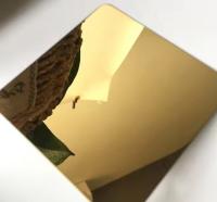 China Gold 316 Stainless Steel Plate Mirror Finish 4mm Stainless Steel Sheet for sale