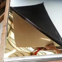China Gold 316 Stainless Steel Plate Mirror Finish 4mm Stainless Steel Sheet for sale