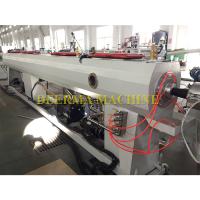 China Customized L20000*W2100*H2600mm PE Water Pipe Machine / HDPE Gas Pipe Production Line for sale