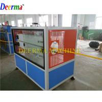 China PE Pipe Manufacturing Machine HDPE Pipe Extrusion Machine Power W installed power 80kw for sale