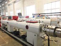China PVC Pipe Making Machine With PVC Powder Raw Materials Counter-rotating conical Twin-screw for sale