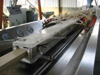 China WPC Decking Floor Machine for Wall Panel and WPC Door Frame Powered by Siemens Motor for sale