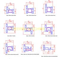 China Siemens Made in Germany Drive Motor PVC Window Profile Machine Production Line 1-5m/min for sale