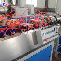 China 25 1 Screw L/D Ratio Twin Screw WPC Decking Profile Extrusion Machine for Superior Output for sale