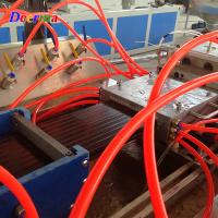 China PLC Controlled WPC Decking Production Machine for L20000*W2100*H3200mm WPC Profiles for sale