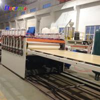 China 300-400kg/h Output WPC Solid Foam Board Extrusion Line Machine for PVC Wall Panel Door for sale