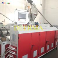 China 80mm Double-screw PVC Hollow Roofing Sheet Production Line for Indonesia Market Needs for sale