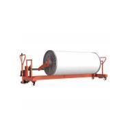 China Hydraulic Weaving Warp Beam Trolley 400mm High Capacity Carrying for sale
