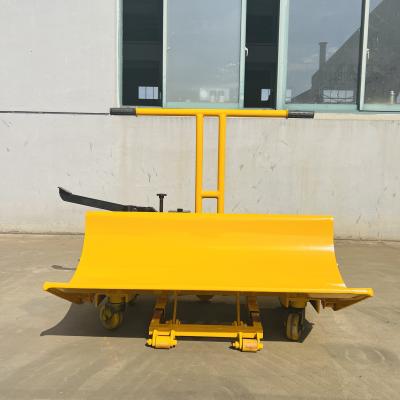 China 300mm Diameter Warp Beam Trolley Hydraulic Cloth Roll Doffing for sale