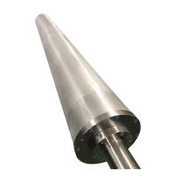 China Steel Fabric Winding Roller Shaft Textile Weaving Machine Spare Parts for sale